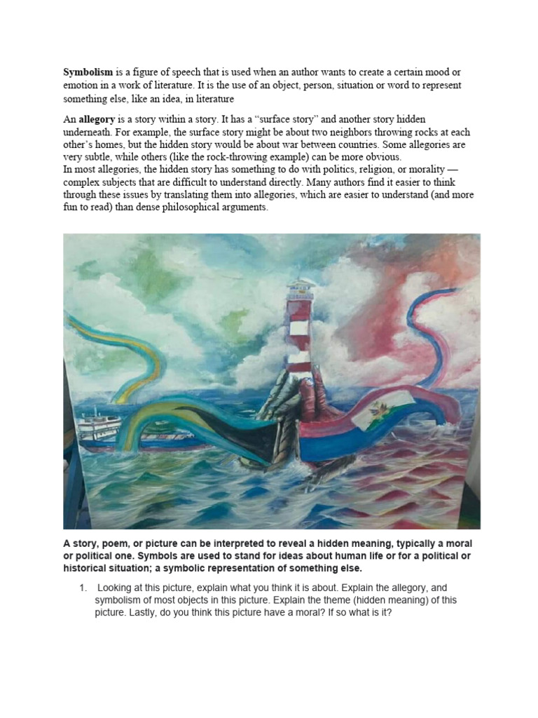 Allegory and Symbolism in Art | PDF