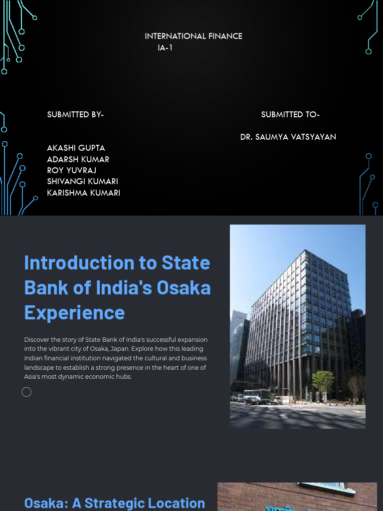 SBI's Strategic Expansion in Osaka | PDF | Banks | Infrastructure