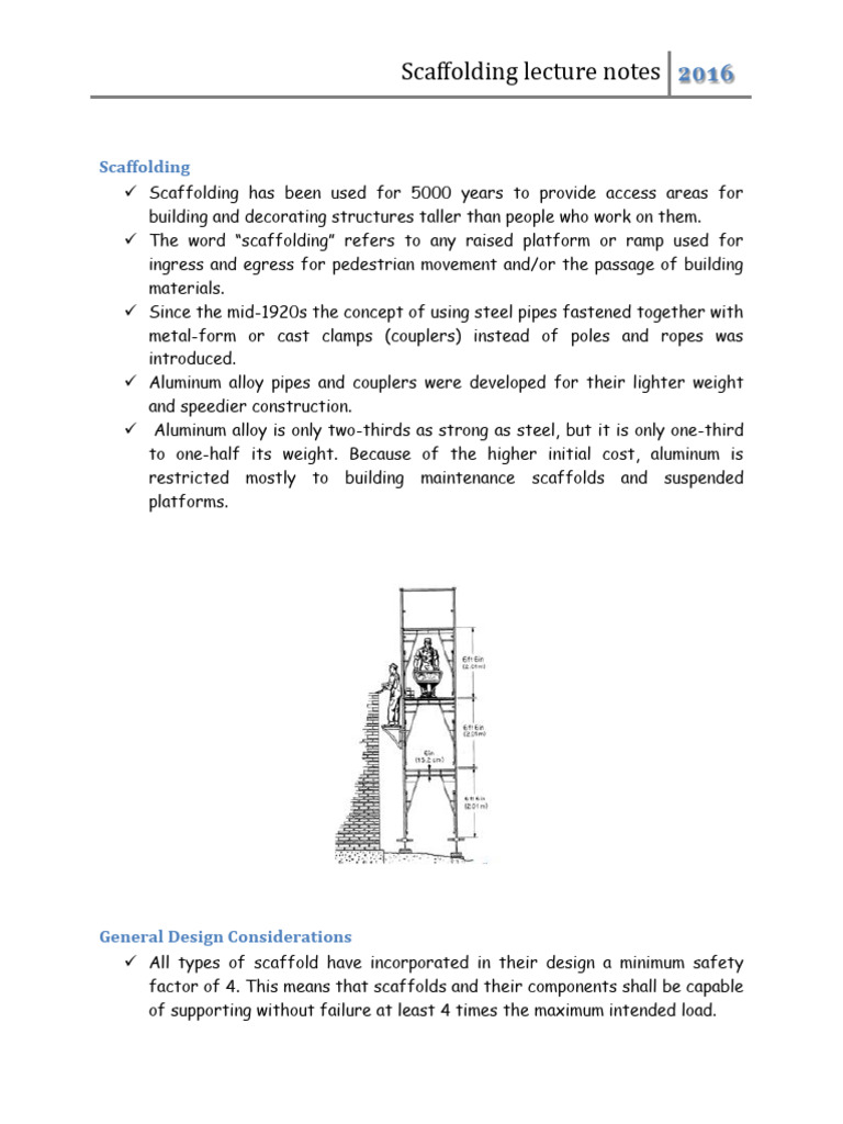 Scaffolding | PDF | Scaffolding | Building Engineering