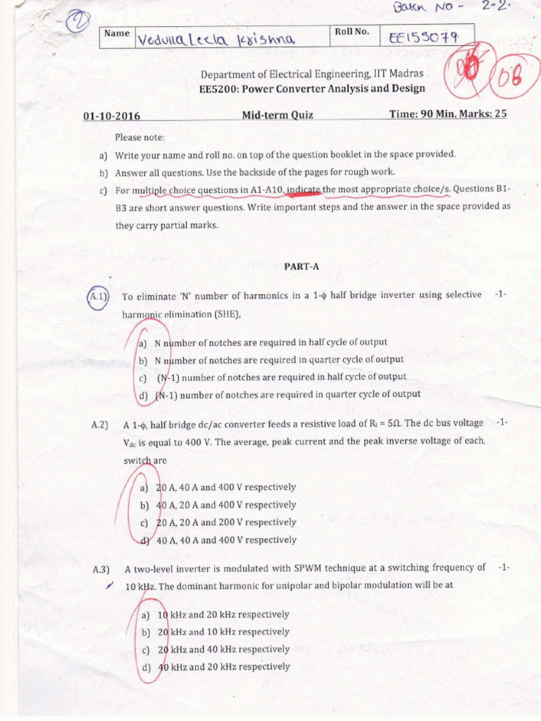 PCAD Mid Term 16-1 | PDF