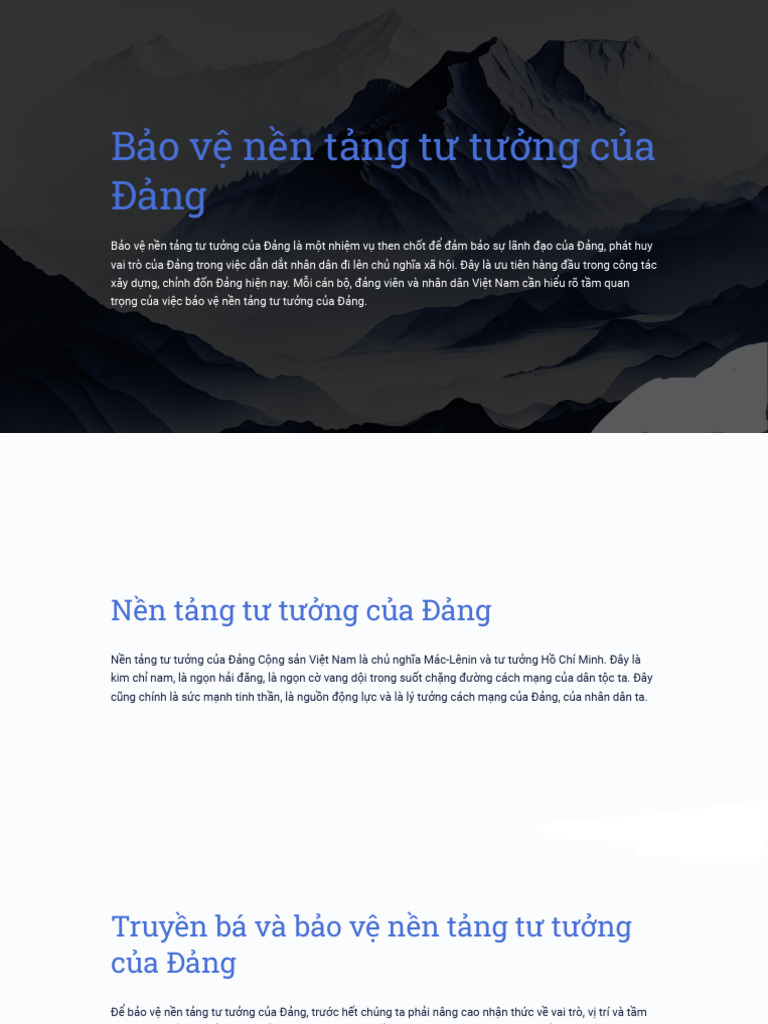 Bao Ve Nen Tang Tu Tuong Cua DJang | PDF