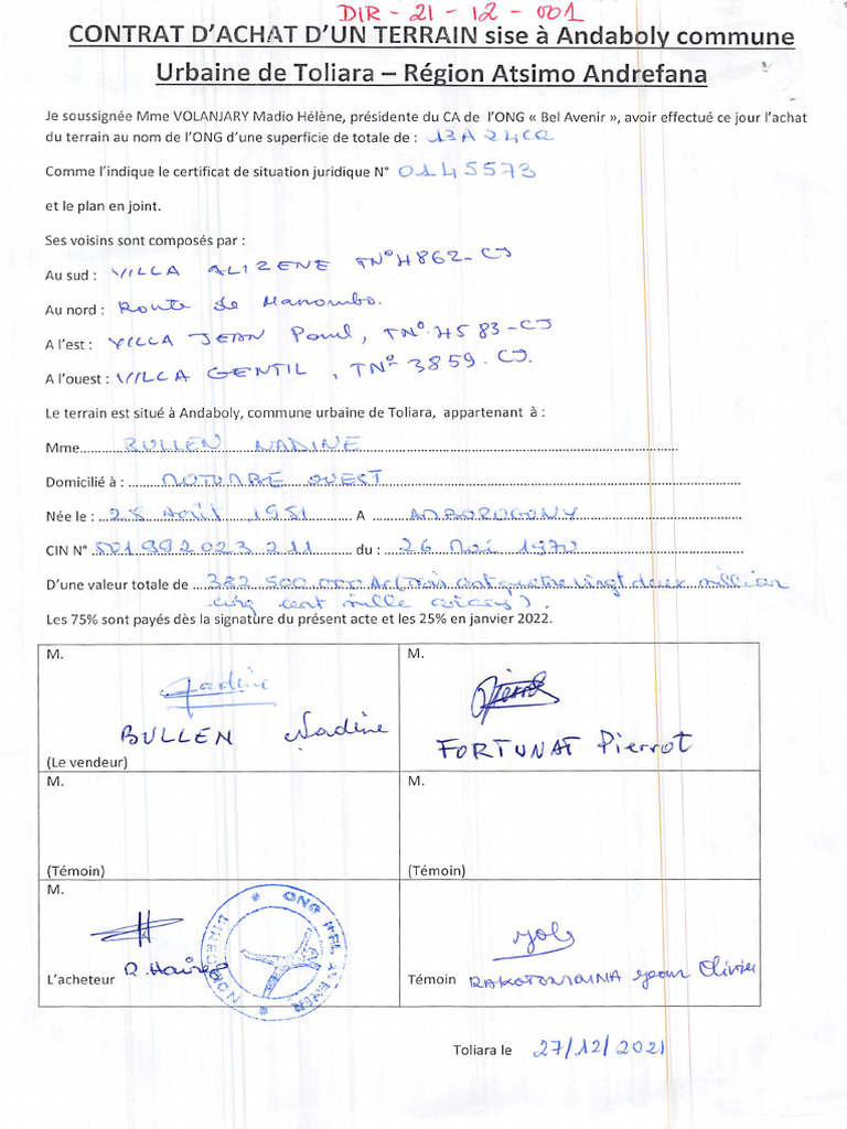 Dossier Achat Complète FR | PDF