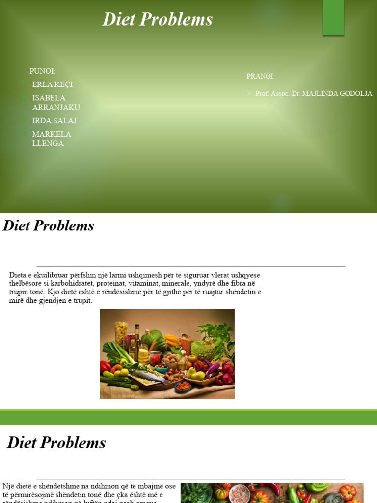 Diet Problems | PDF