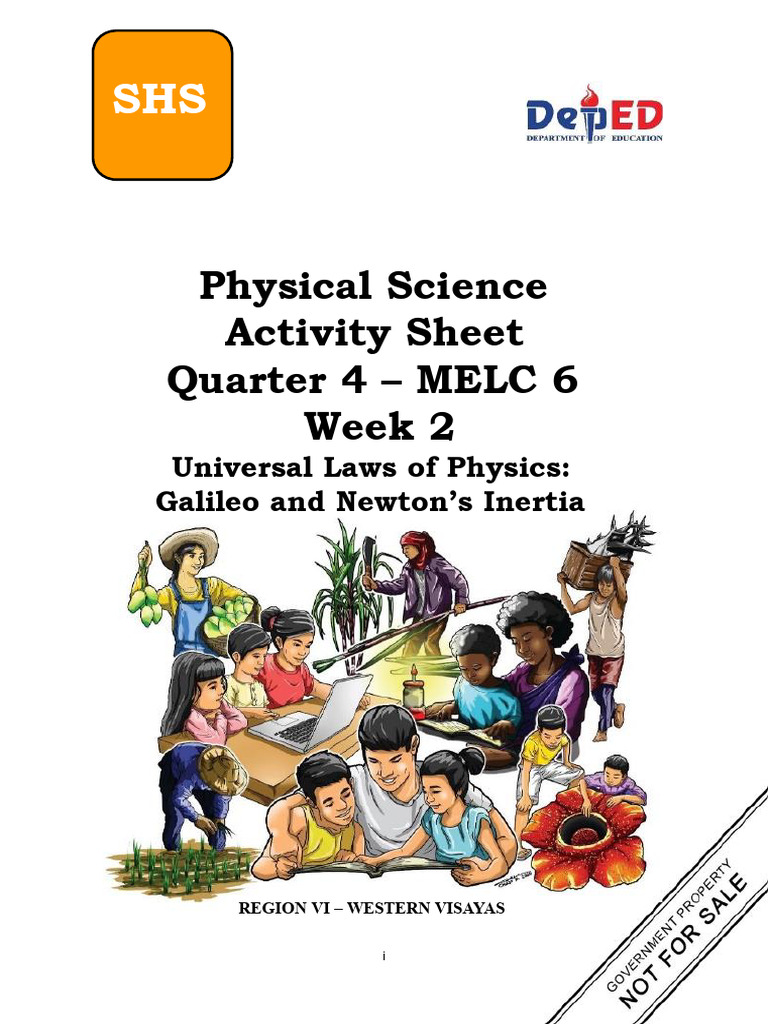 Las Shs Physci Melc 6 q2 Week-2 | PDF | Force | Inertia