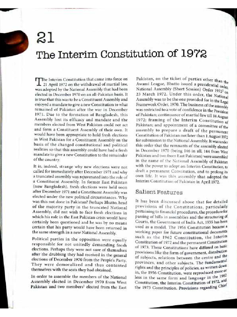 Chap 21 About Pakistani Constitution | PDF