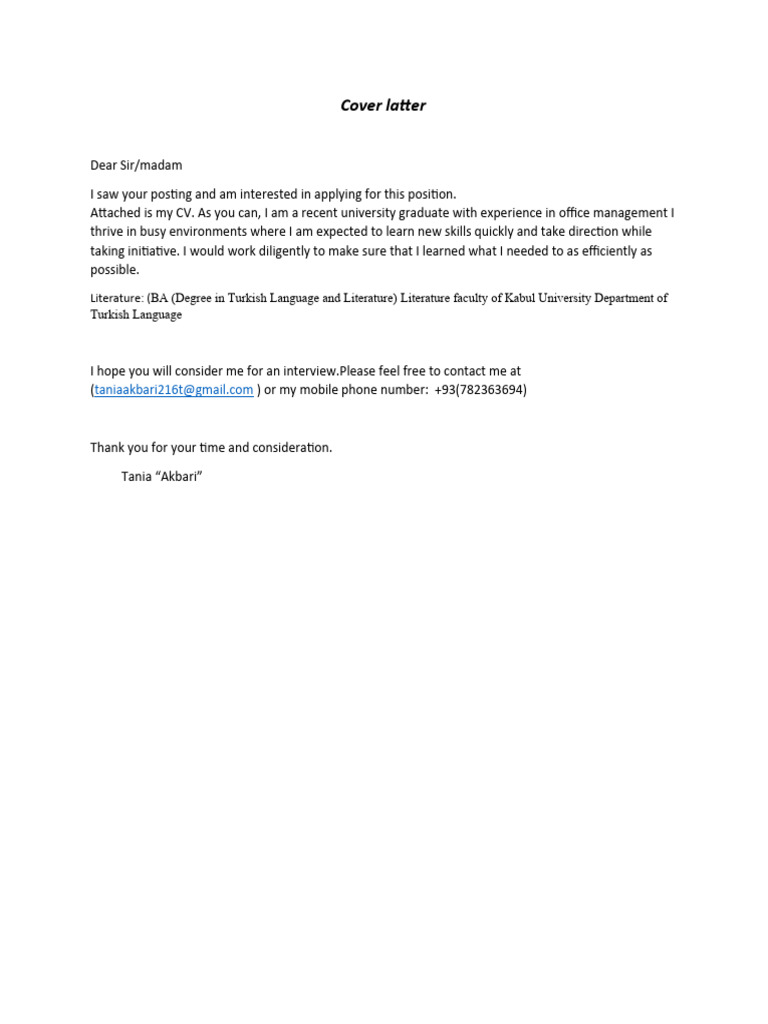 Cover Latter | PDF | Religion & Spirituality