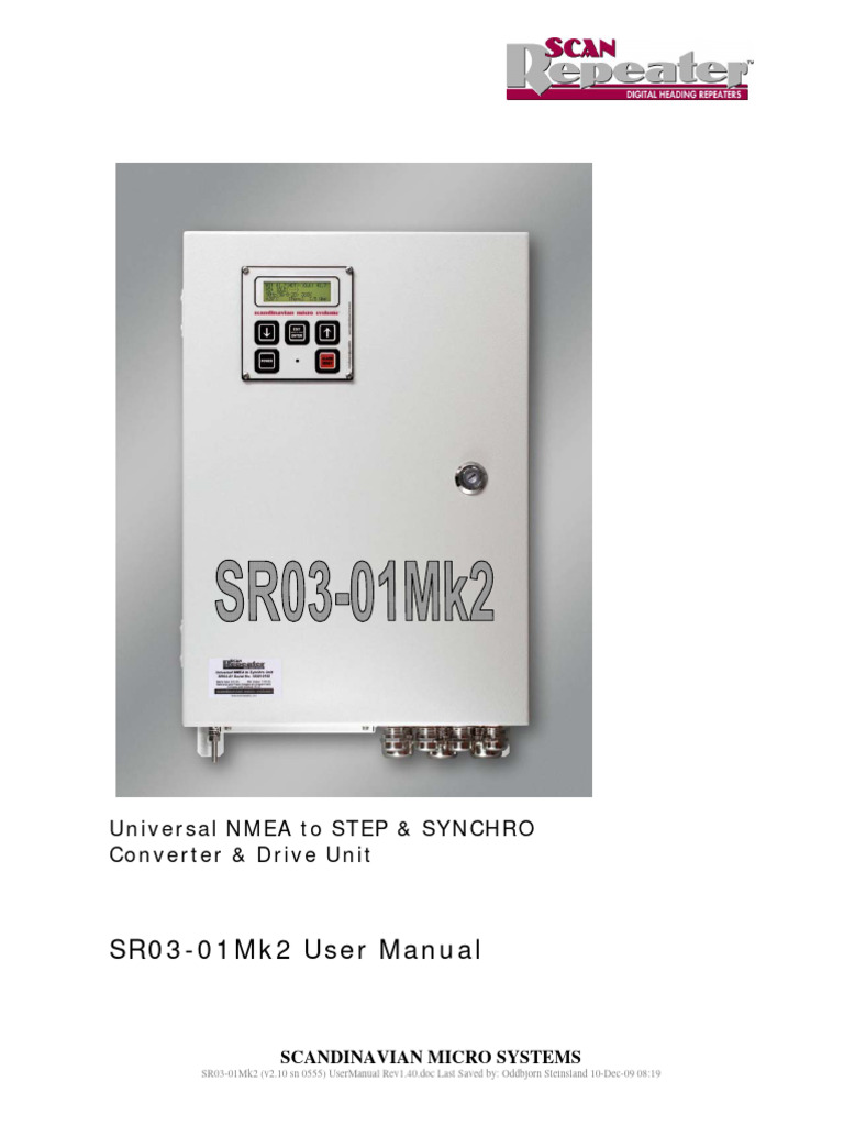 SR03-01Mk2 - v2 10 SN 0555 - UserManual Rev1 40 | PDF | Input/Output | Power Supply
