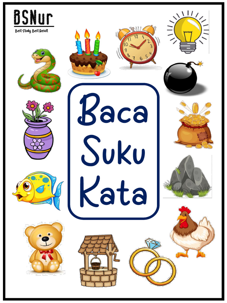 Baca Suku Kata (Free For Combo) | PDF