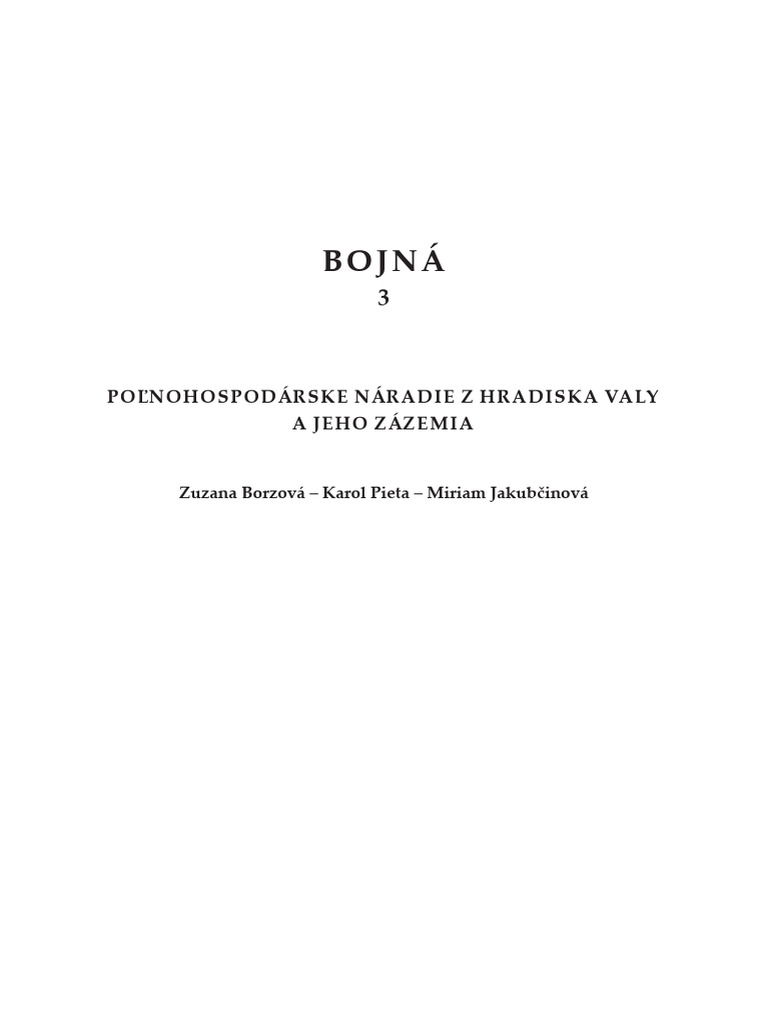 Bojna 3 - Zuzana Borzová | PDF