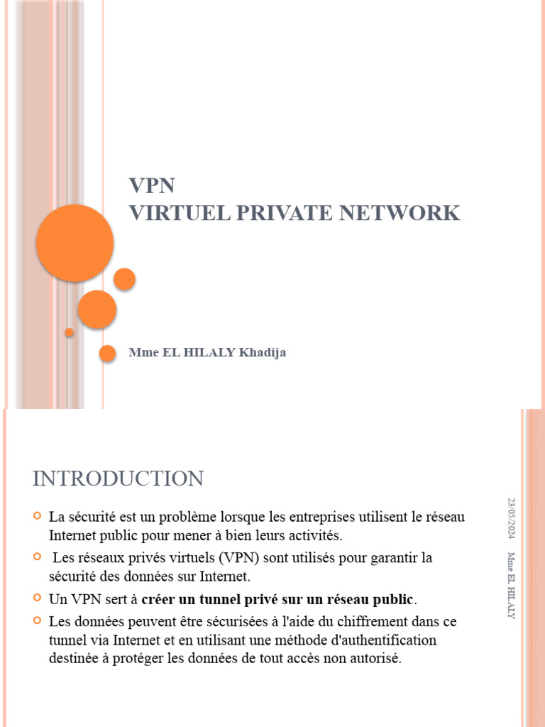 VPN Cours | PDF | Réseau privé virtuel | Télécommunications