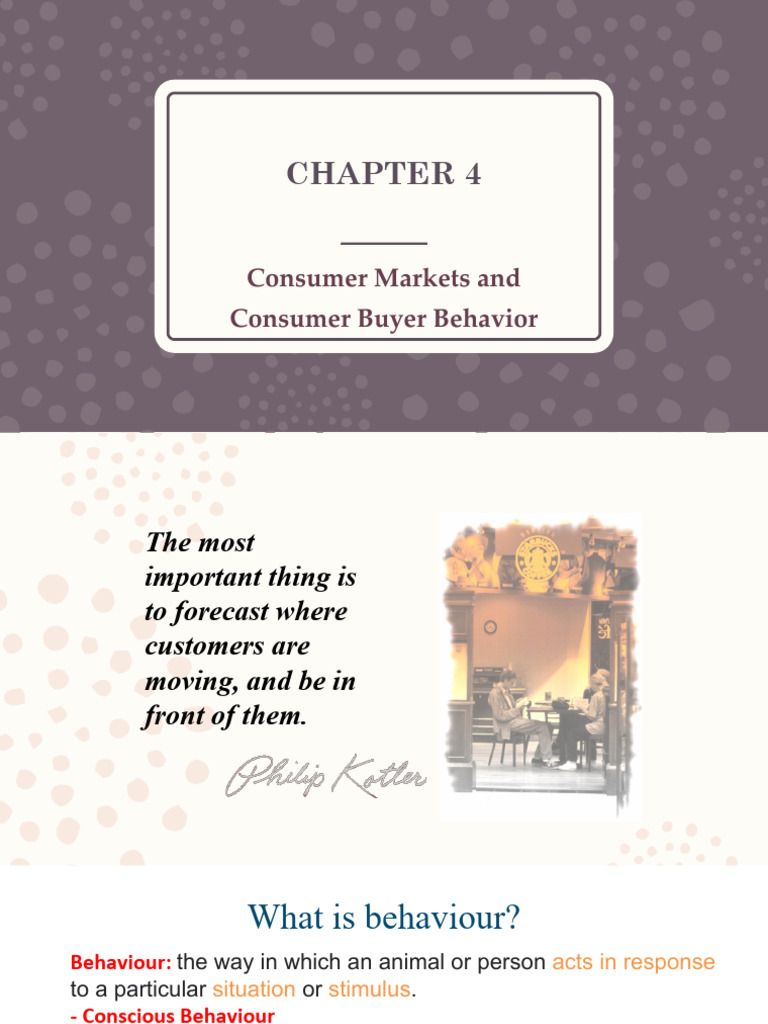 Chap4 Final | PDF | Classical Conditioning | Consumer Behaviour