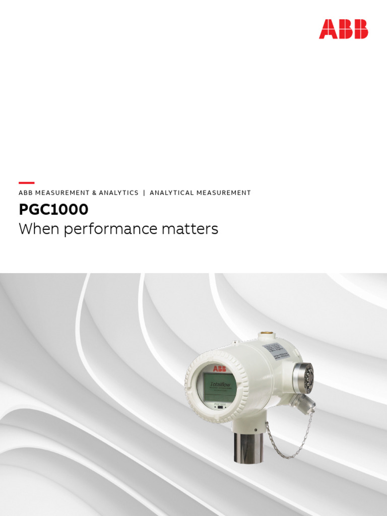 PGC1000 Gas Chromotograph | PDF | Gases | Industrial Gases