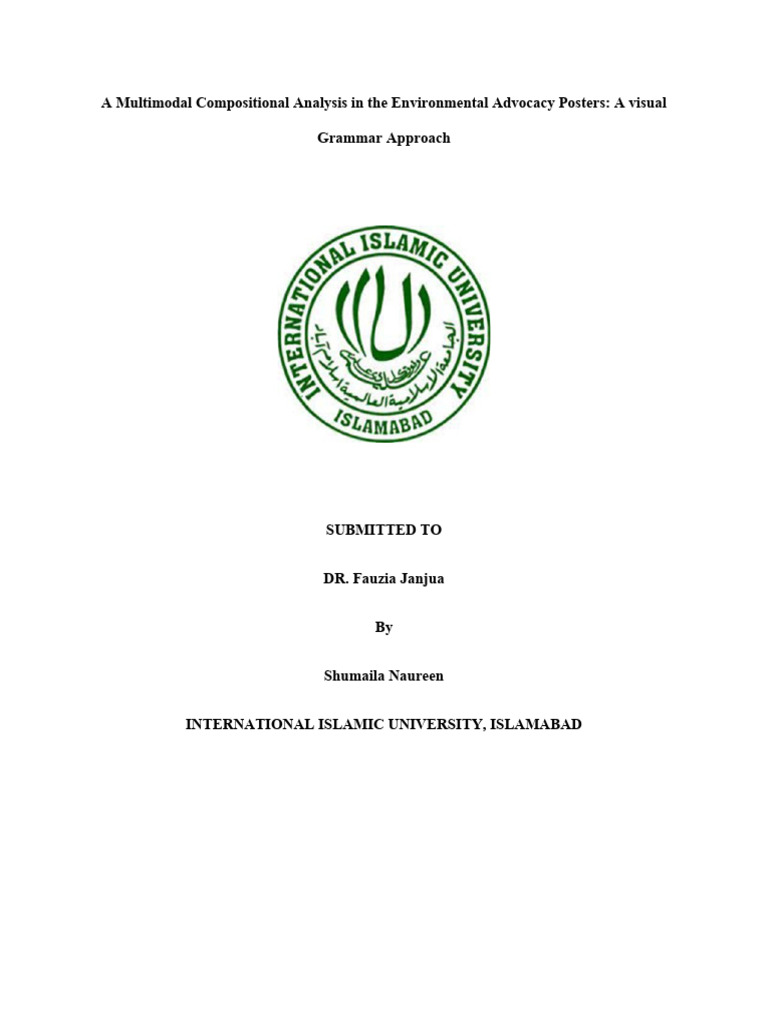 Multimodal Final Today Pdf Composition Visual Arts Methodology