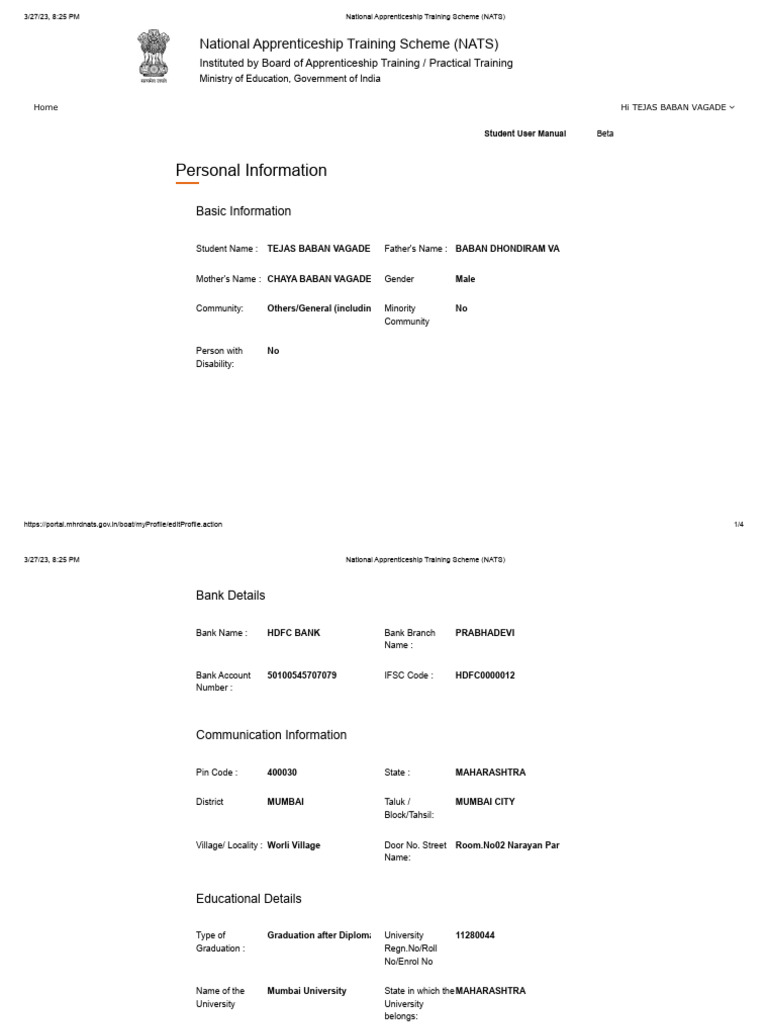 National Apprenticeship Training Scheme (NATS) | PDF