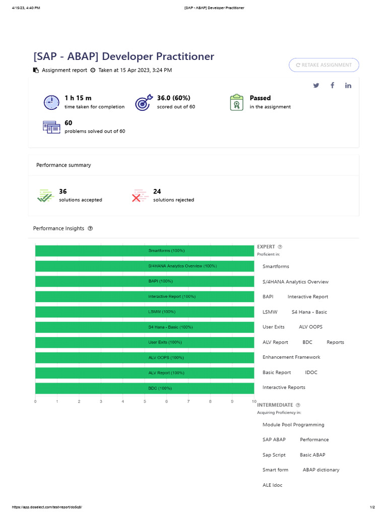 (SAP - ABAP) Developer Practitioner | PDF | Computer Programming ...