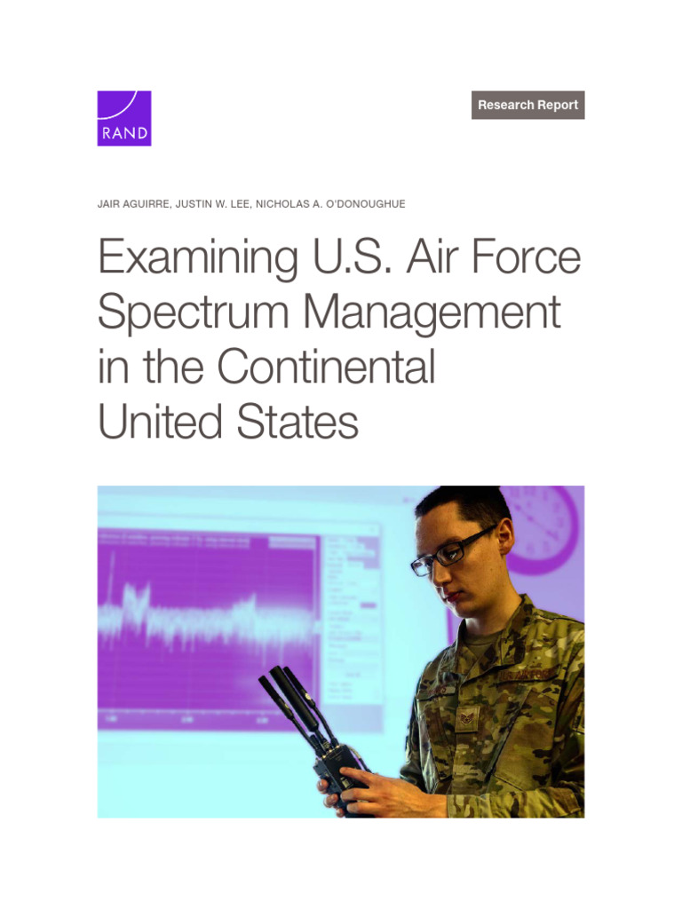 US Air Fiece spectrum management | PDF | National Telecommunications ...