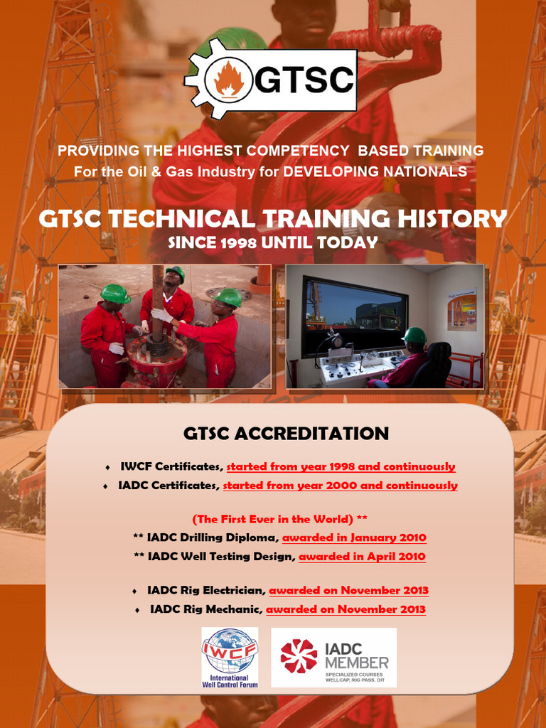 GTSC | PDF | Drilling Rig | Fuel Production