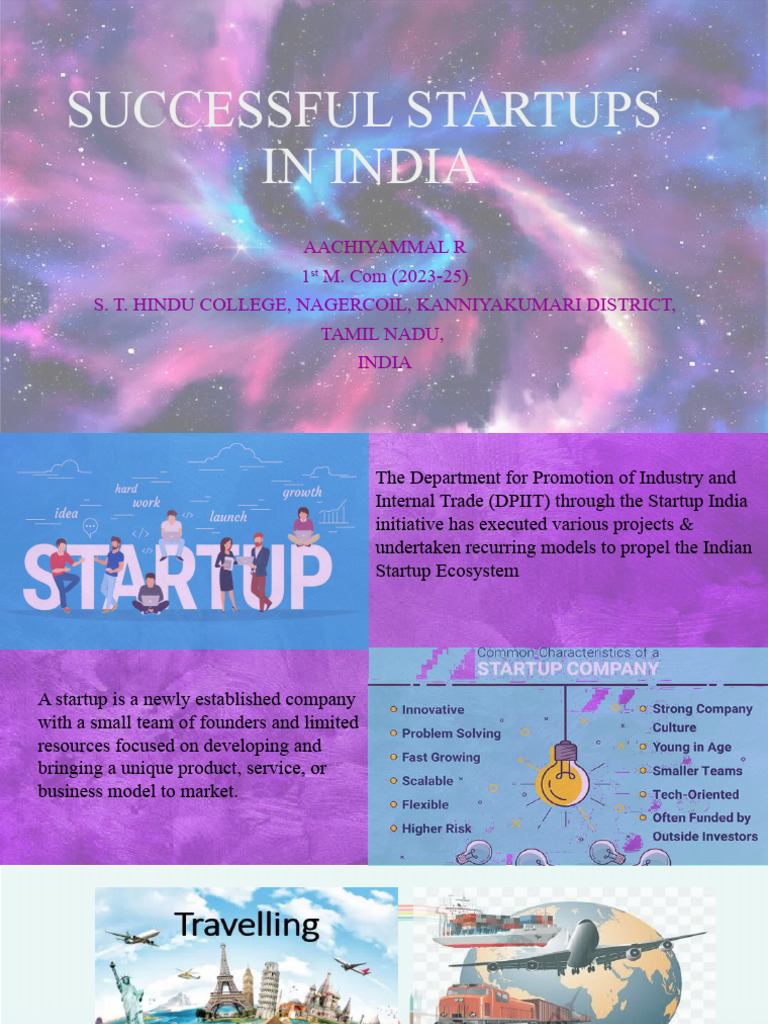 Successful Startup in India | PDF | Startup Company | Small Business ...