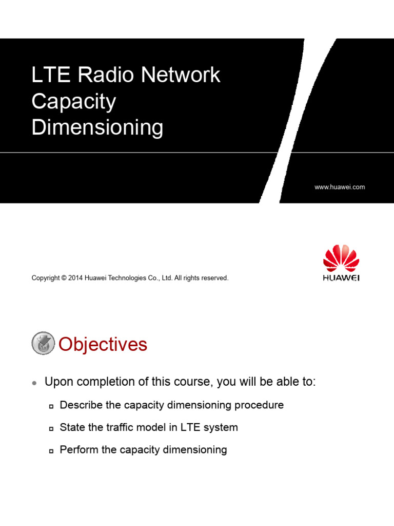 LTE Radio Network Capacity Dimensioning | PDF | Computer Network | Internet Protocols