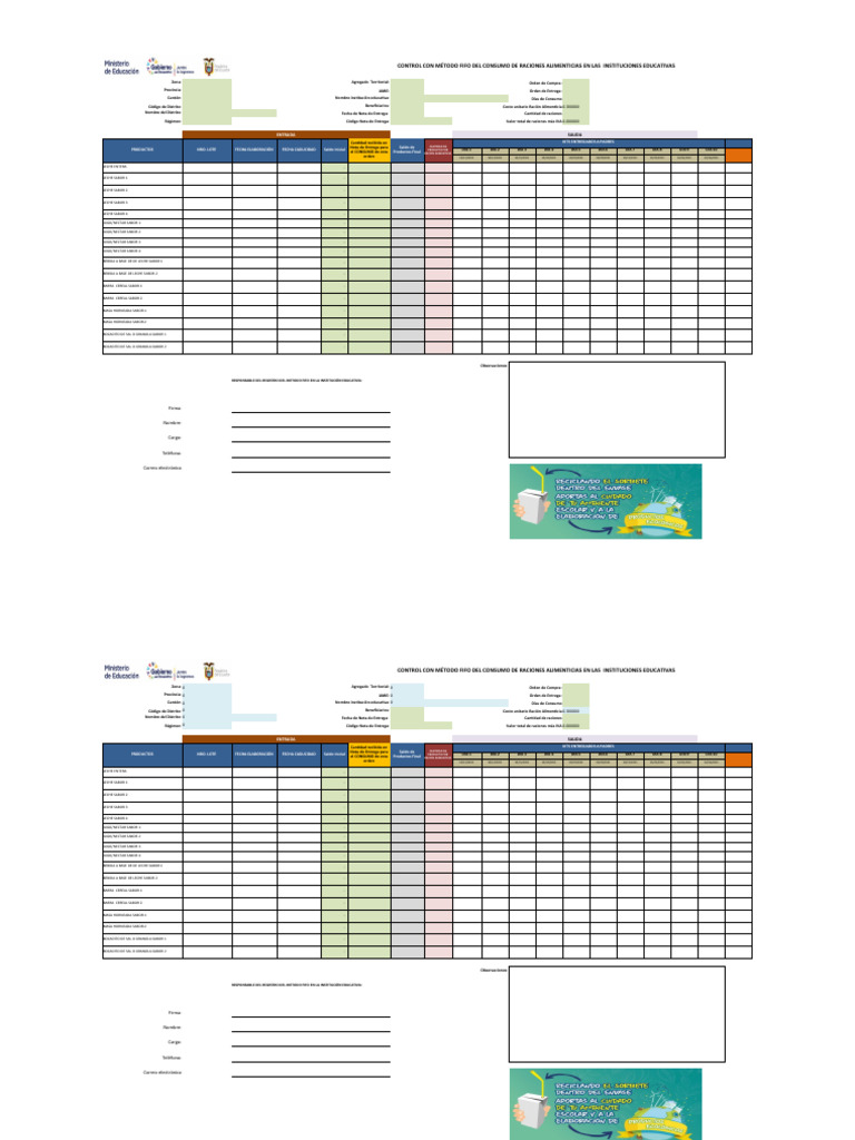 Anexo 3 (Matriz Metodo Fifo.) At4 | PDF | Alimentos