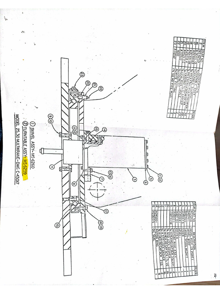 Turntable Multikrane Model 30 | PDF