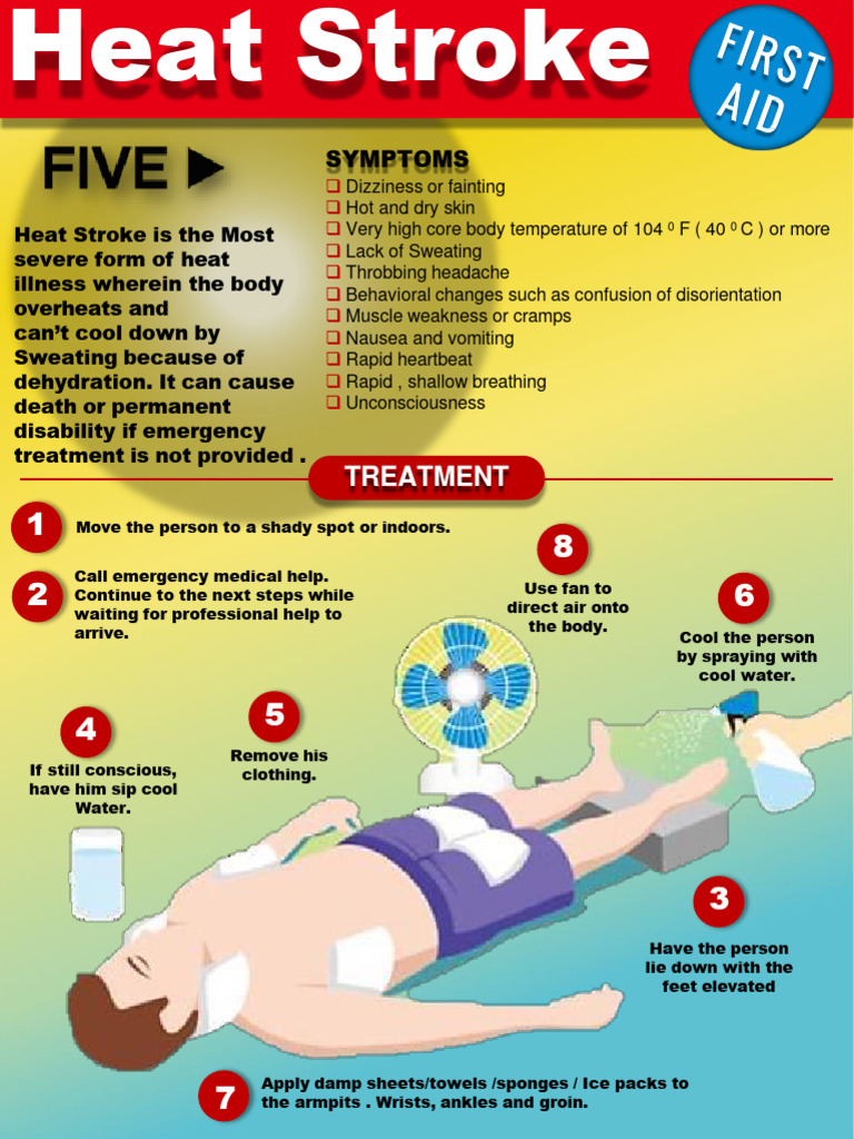 Heat-Stroke-safety-Posters | PDF | Causes Of Death | Physiology