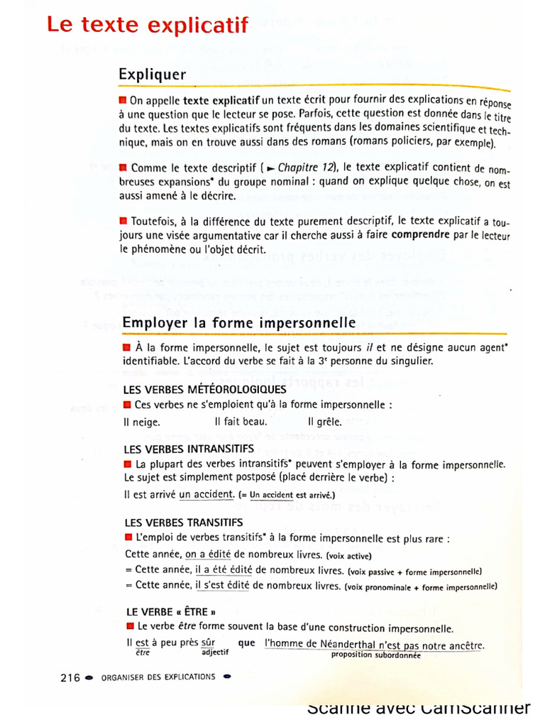 Texte Explicatif | PDF