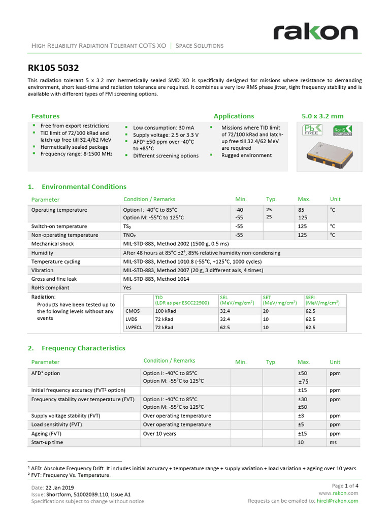 Rakon rk105 A1 (Space Xo) 2 | PDF | Computer Engineering | Electronic ...