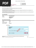 CIBC Void Cheque - Direct Deposit Form | PDF | Payments | Cheque