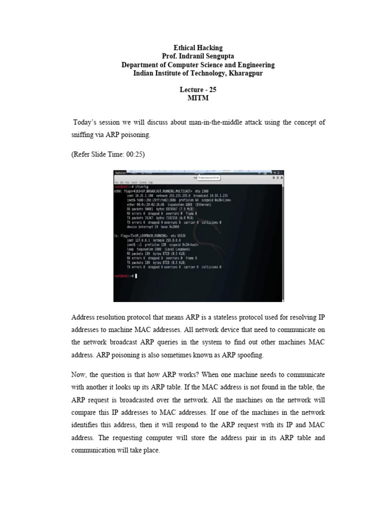Lec 25 | PDF | Computer Network | Network Interface Controller