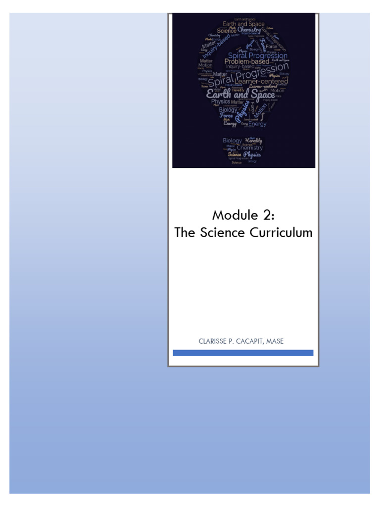 Chapter 2 - The Science Curriculum-2 | PDF | Curriculum | Science Education