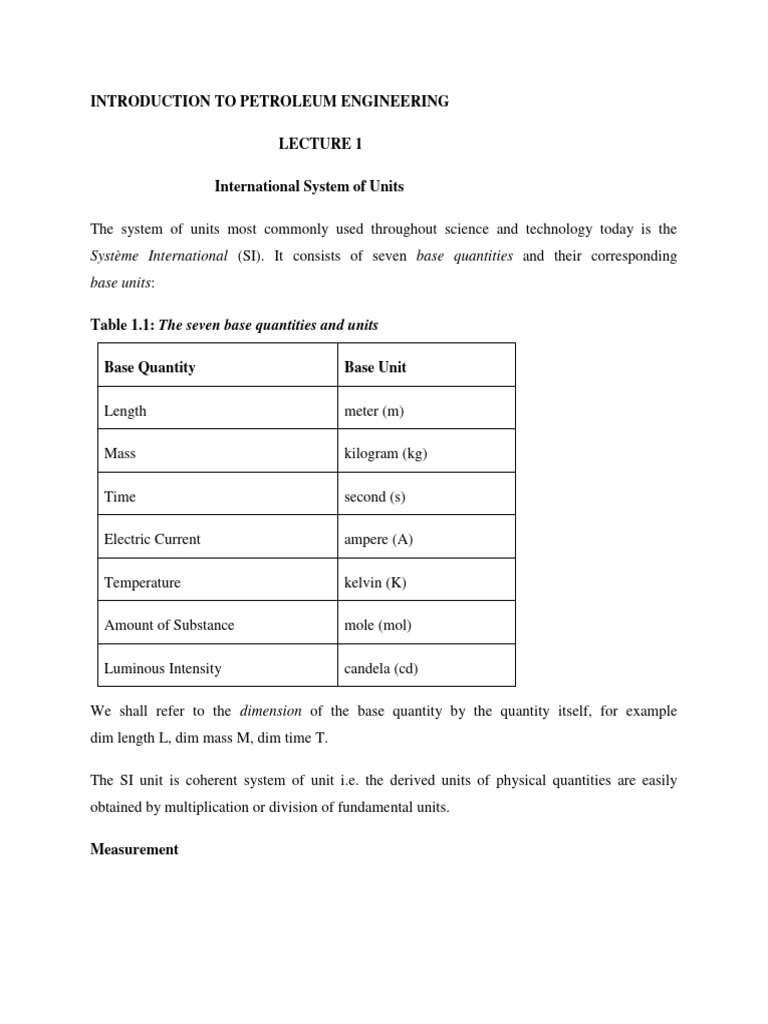 Introduction To Petroleum Engineering | PDF | Pressure | Temperature