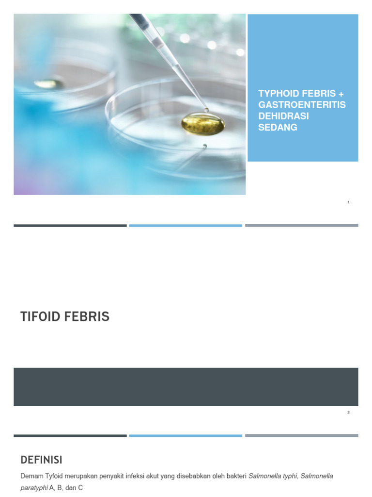 TM 12-1 Demam Tifoid | PDF | Sains & Matematika