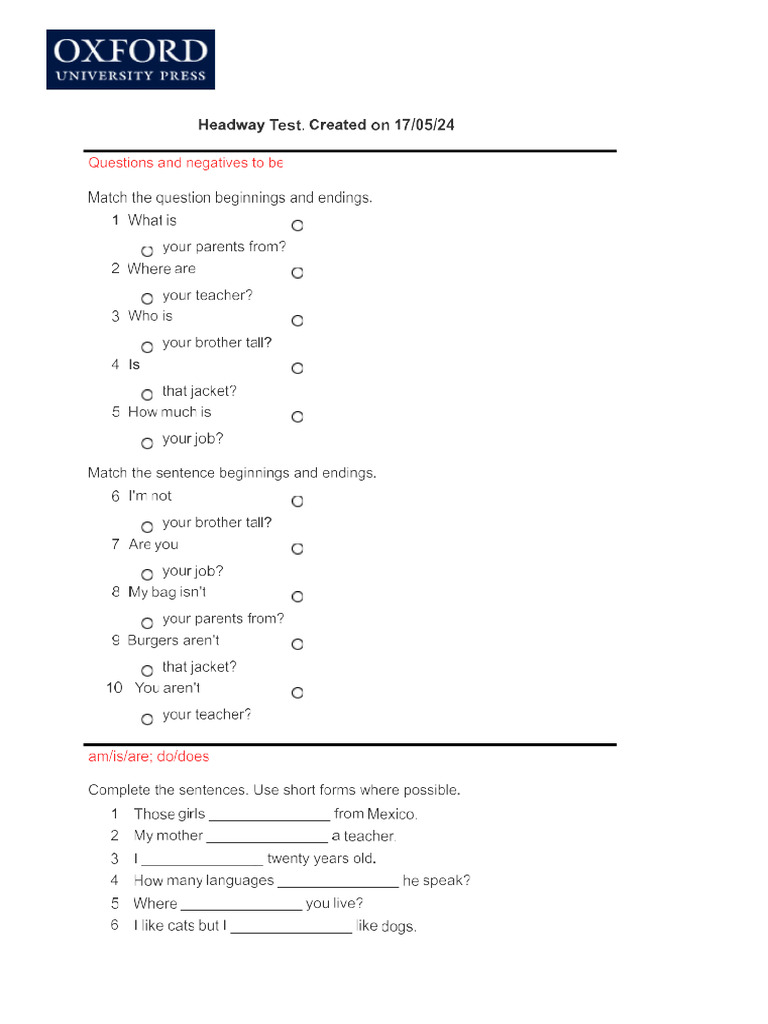 Test HH | PDF