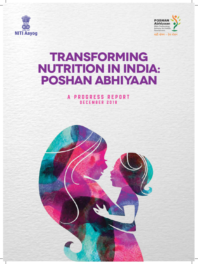 Poshan Abhiyaan First Progress Report 6 Feb 2019 Pdf Malnutrition