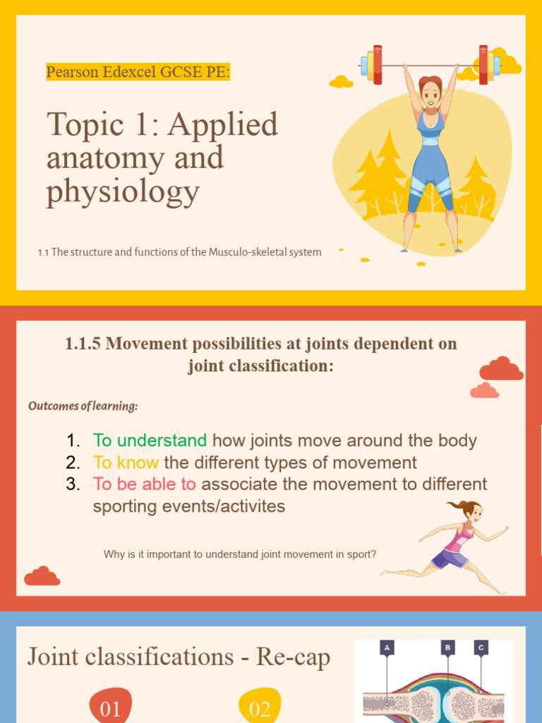 Lesson 1 - Topic 1 - Movement of joints | PDF | Anatomical Terms Of ...