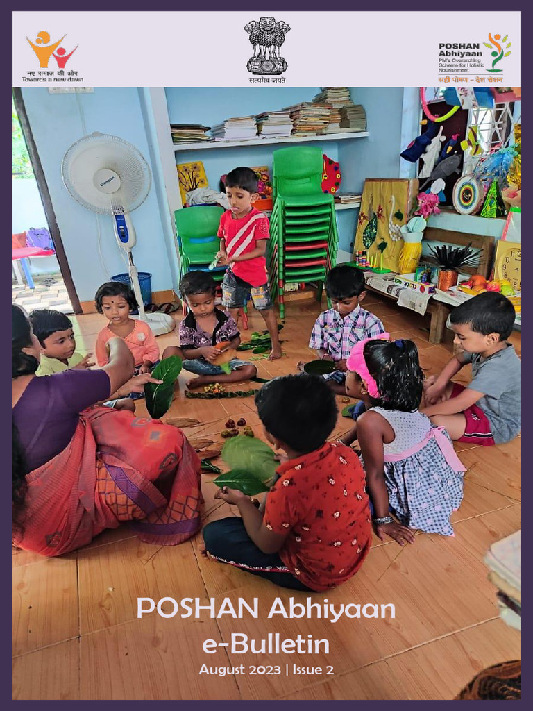 Poshan Abhiyaan E Bulletin Aug 2023 Pdf