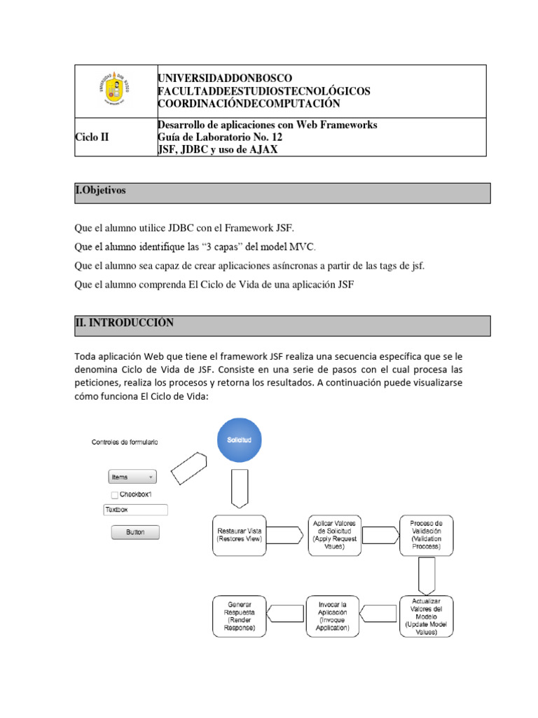 Guia 12 Java Pdf Ajax Programación Script Java 
