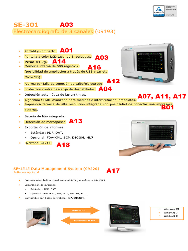 Ecg Se 301 | PDF | Electrónica de consumo | Tecnología de pantalla