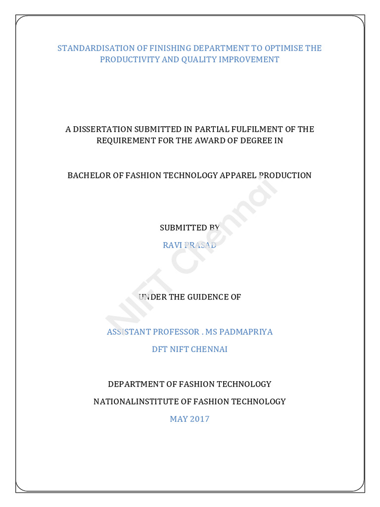 Finishing Dept Standardization SEO | PDF | Seam (Sewing) | Clothing