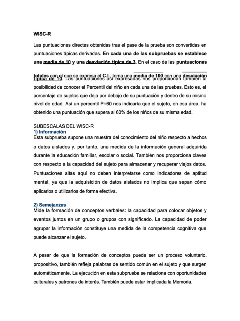 pdf-interpretacion-para-el-wisc-r_compress | PDF | Memoria | Neurociencia