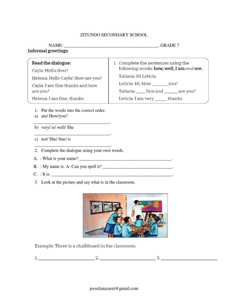 Ficha Ingles II | Download Free PDF | Languages | Foreign Language Studies