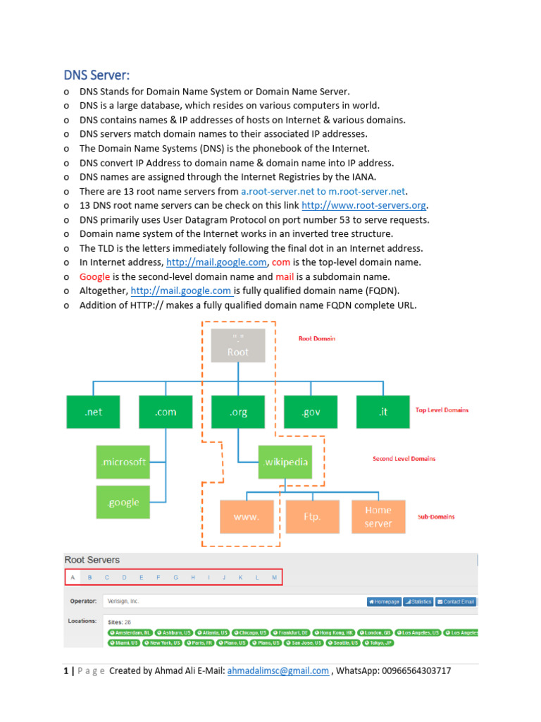 26-DNS Server | PDF | Domain Name System | Domain Name