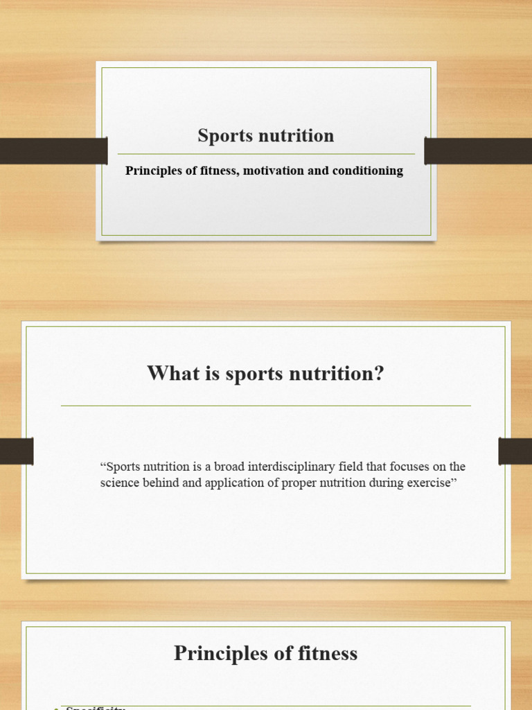 Sports Nutrition | PDF | Motivation | Motivational