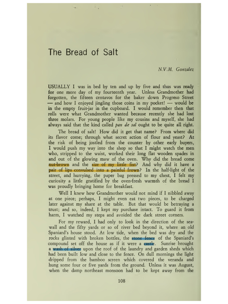 Bread of Salt | PDF | Art | Mystery, Thriller & Crime Fiction