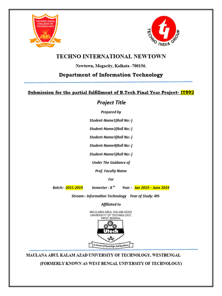 Project Template - IT | Download Free PDF | Computer Programming ...