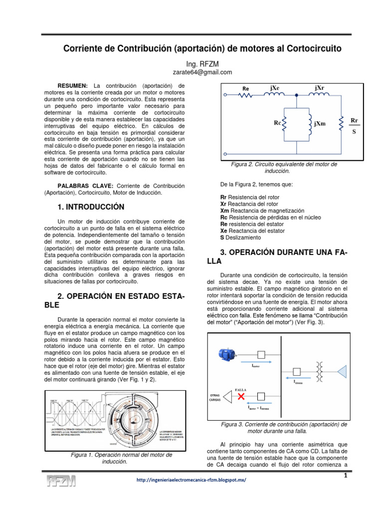 Corriente de Contribución | PDF | Corriente eléctrica | Ingenieria Eléctrica