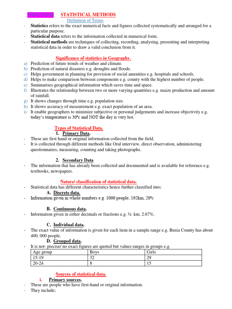 Statistical | PDF | Mean | Sampling (Statistics)