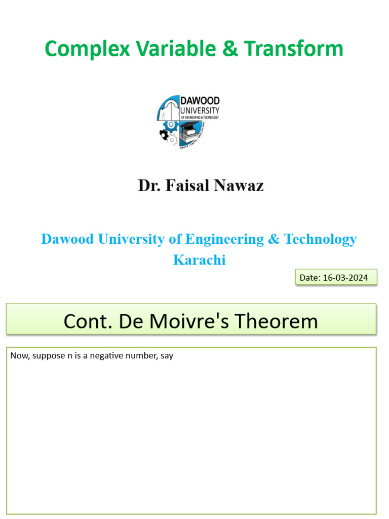 CVT Lecture 05 | PDF | Teaching Methods & Materials | Science & Mathematics