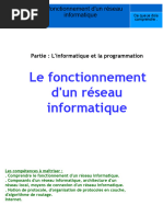 5 - QCM Reseaux | PDF | Réseau informatique | Informatique